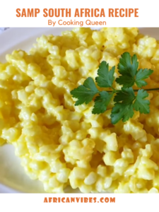 Samp South Africa Recipe By Cooking Queen - African Vibes
