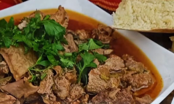 Algerian traditional Beef Tripe Stew(Dowara) By Dida Do - African Vibes