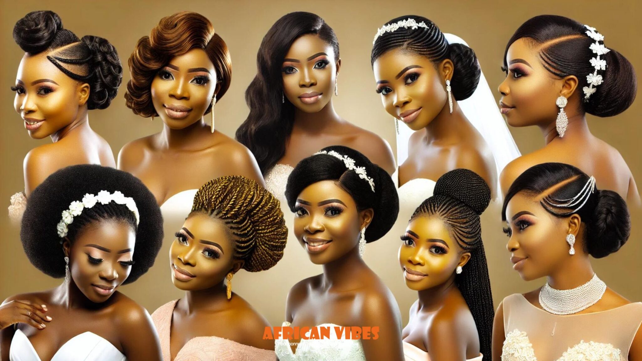 21 Gorgeous African Wedding Hairstyles - African Vibes