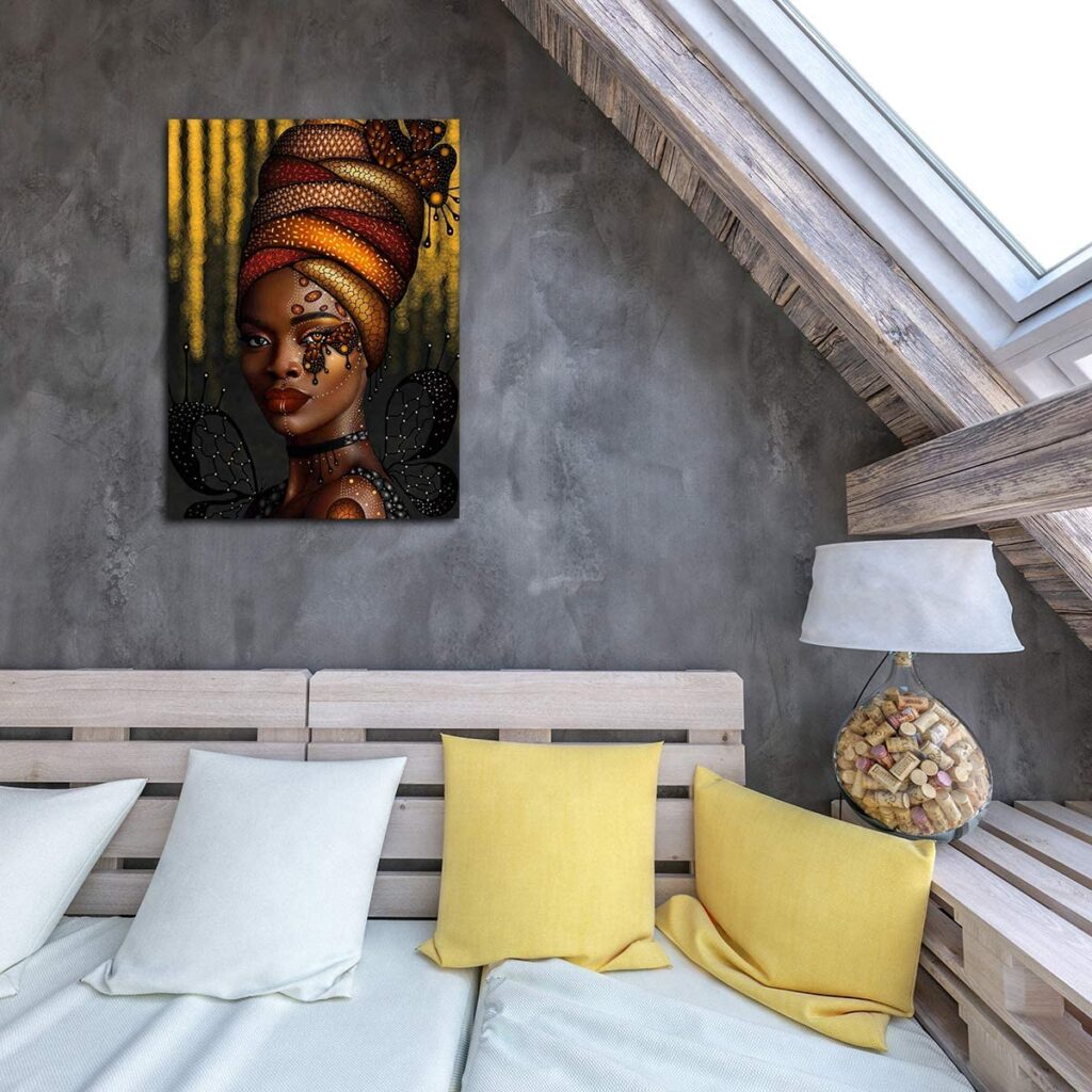 African Wall Art Décor Canvas Artwork Prints - African Vibes