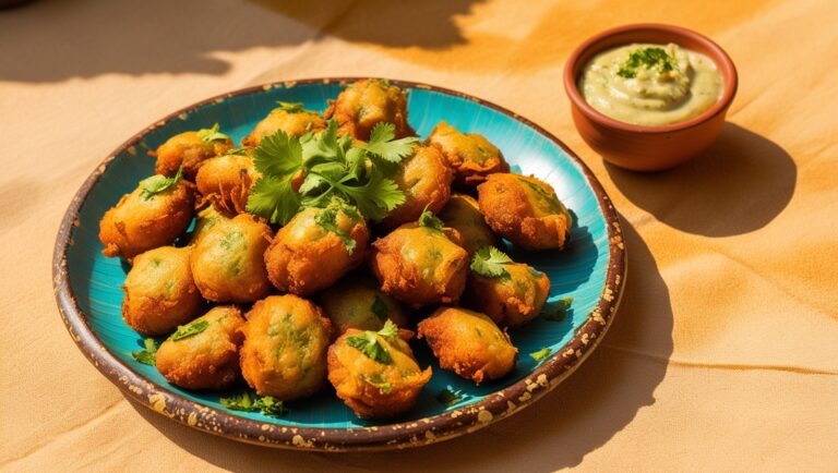 Zanzibari Pakoras w/ Coriander & Coconut Chutney - African Vibes