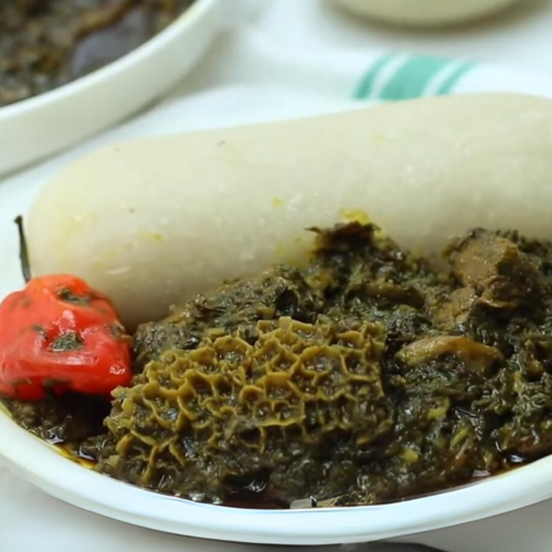 Tasty Afang Soup (Spinach And Okazi Leaves) - African Vibes