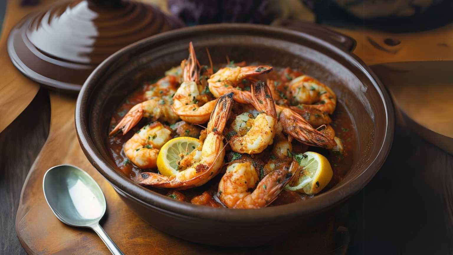 Spicy Moroccan Shrimp Tagine - African Vibes