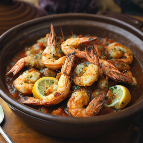 Spicy Moroccan Shrimp Tagine - African Vibes