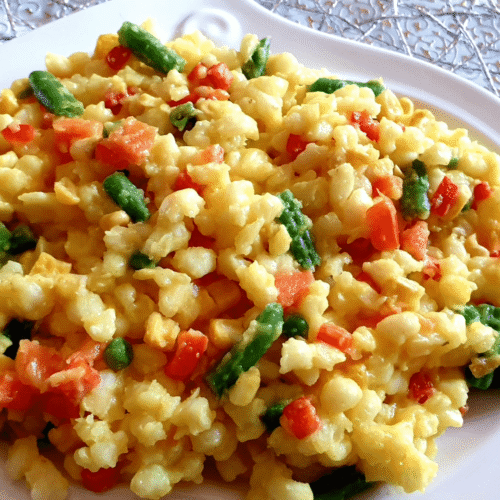 Yellow Samp And Mixed Vegetables Recipe - African Vibes