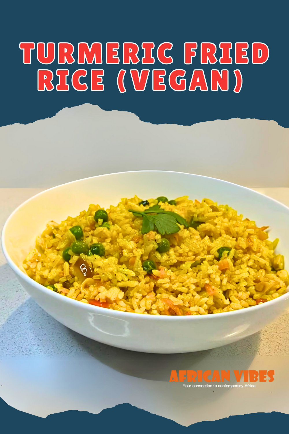 Turmeric Fried Rice (Vegan) Recipe - African Vibes