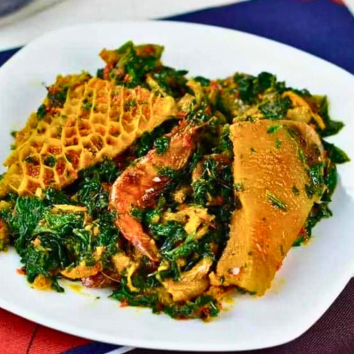 Spinach Stew (Efo Riro) Using Beef - African Vibes