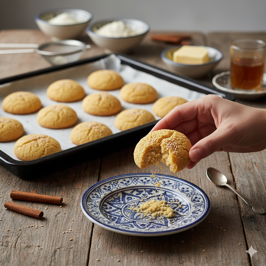 Ghraiba Home Chickpea Flour Ghraiba) - African Vibes