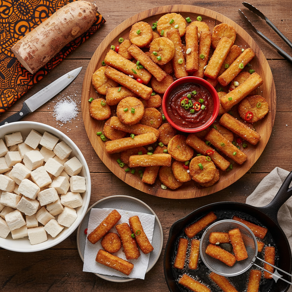 Fried African White Yams - African Vibes