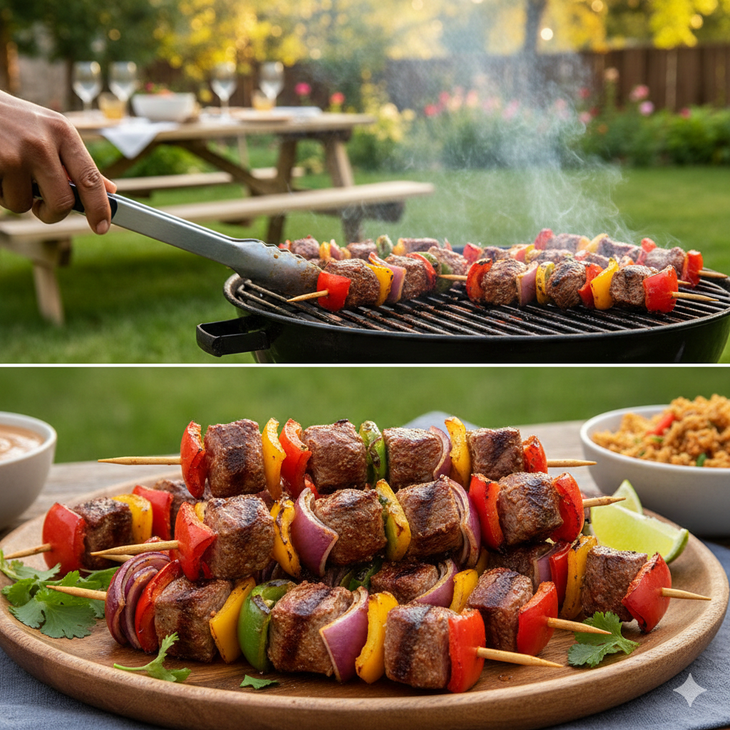 West African Beef Kabobs - African Vibes