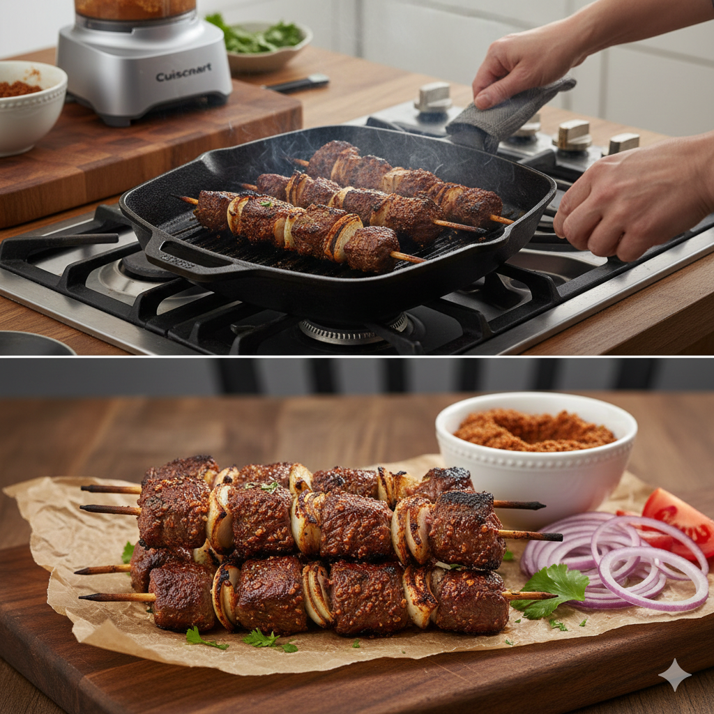West African Beef Kabobs - African Vibes
